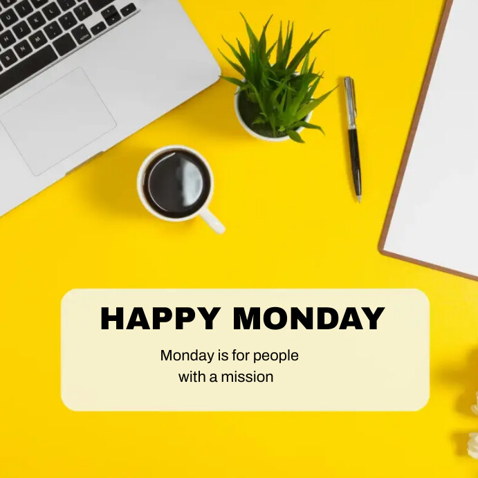 Happy Monday flyer template | PosterMyWall