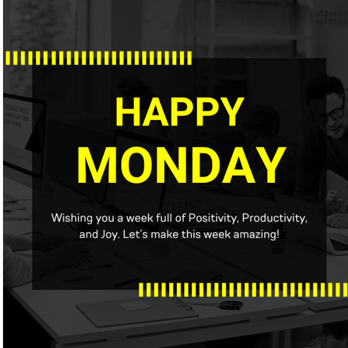 Happy Monday Instagram Post Template | PosterMyWall