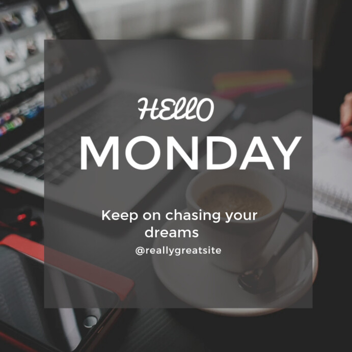 Happy Monday Instagram Post Template | PosterMyWall