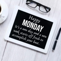 Happy Monday Instagram post Template | PosterMyWall