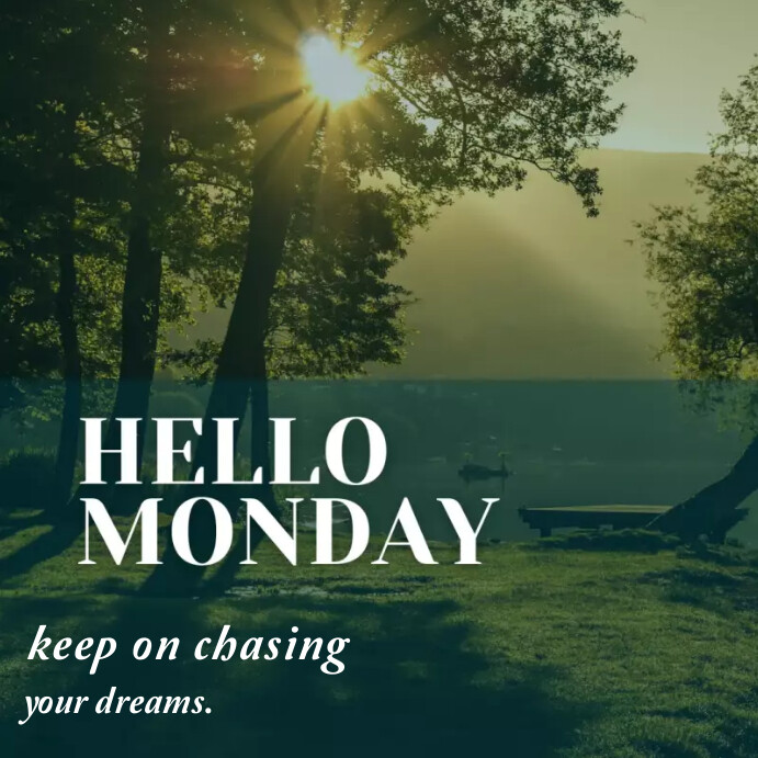 Happy Monday template online greeting card | PosterMyWall