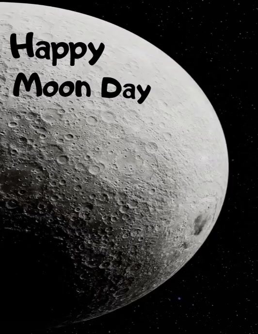 Happy Moon Day Template Flyer (us Letter) | PosterMyWall