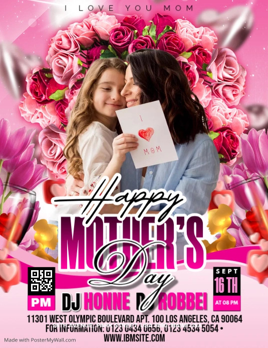 HAPPY MOTH Template | PosterMyWall