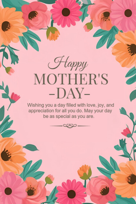 Happy mother's day online greeting card Template | PosterMyWall