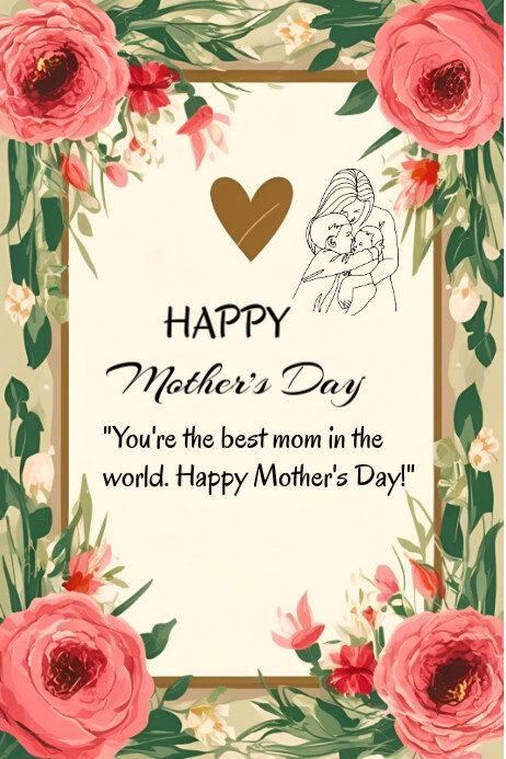 Happy mother's Day template 2025 | PosterMyWall