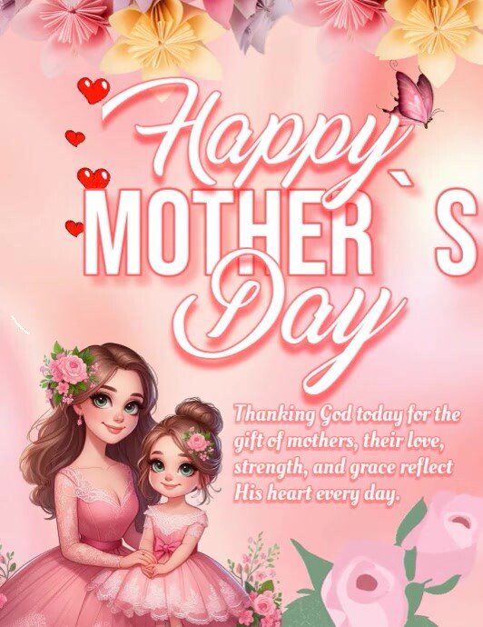 Happy Mother`s Day Pastel Theme Template | PosterMyWall