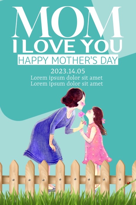 Happy Mother's day, celebration poster Template | PosterMyWall