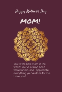 Mother's Day Program Template | PosterMyWall