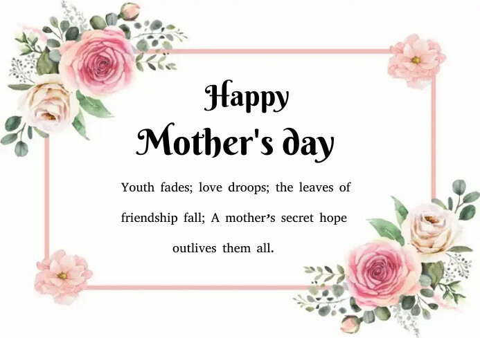 Happy Mother's day greeting templates | PosterMyWall