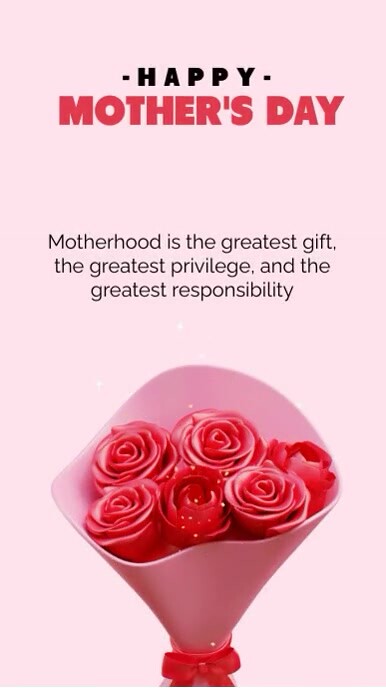 Copy of Happy Mother's Day Instagram Reel | PosterMyWall