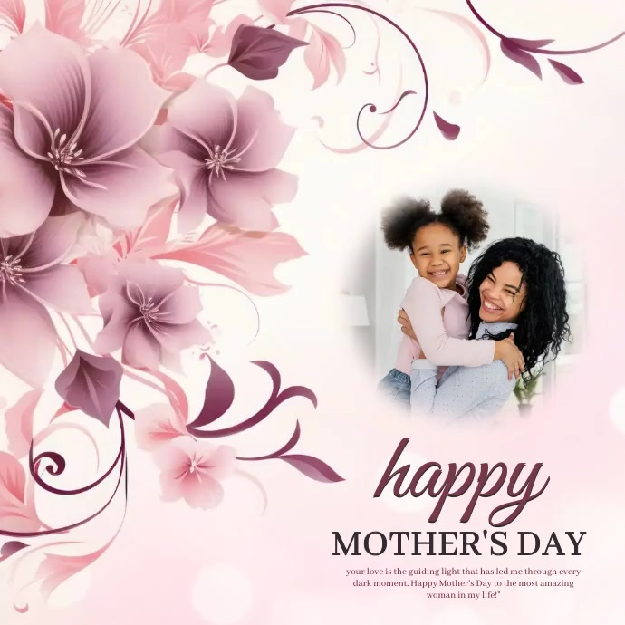 happy mother's day MESSAGE template | PosterMyWall