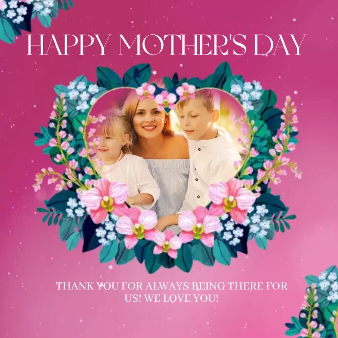 Copy of happy mother's day photo post card template | PosterMyWall