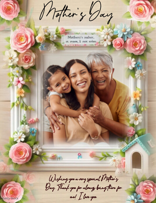 Copy of Happy Mother's Day Picture Frame , | PosterMyWall