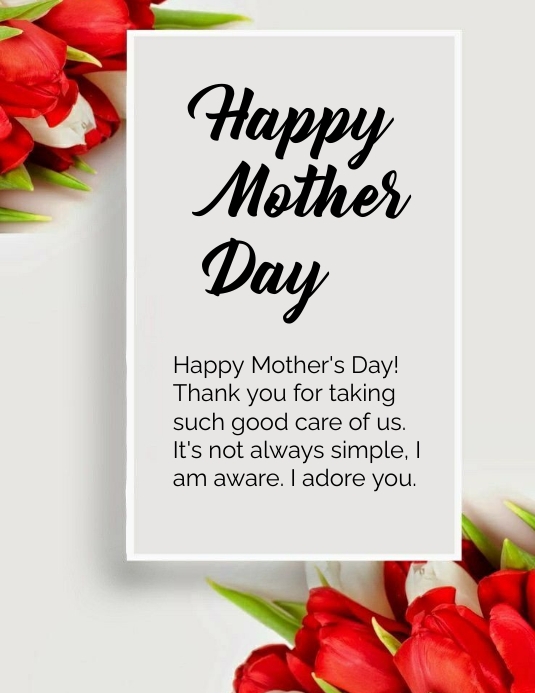 happy mother's day quotations flyer Template | PosterMyWall