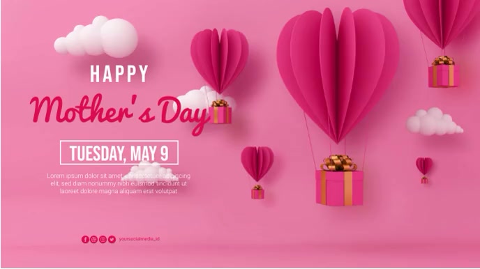 Happy Mother's Day Video Greeting Template | PosterMyWall