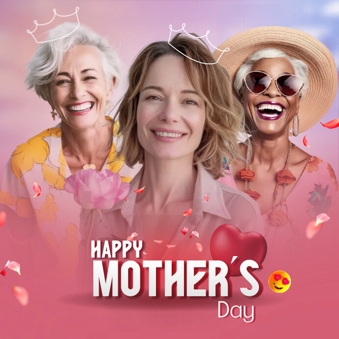 happy mother day celebration post Template | PosterMyWall