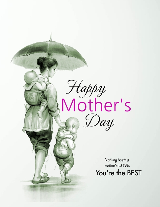 Happy Mothers' Day Poster Template | PosterMyWall
