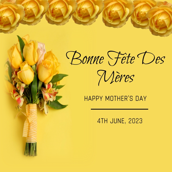 Happy mothers day, dezien matki, Bonne fête des mères Template | PosterMyWall
