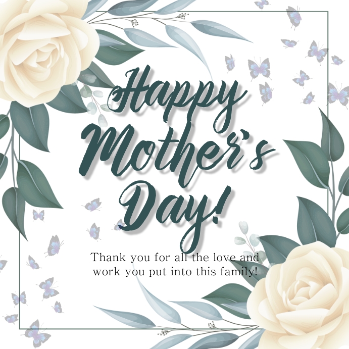 Happy Mothers Day Greetings Instagram Post Template | PosterMyWall