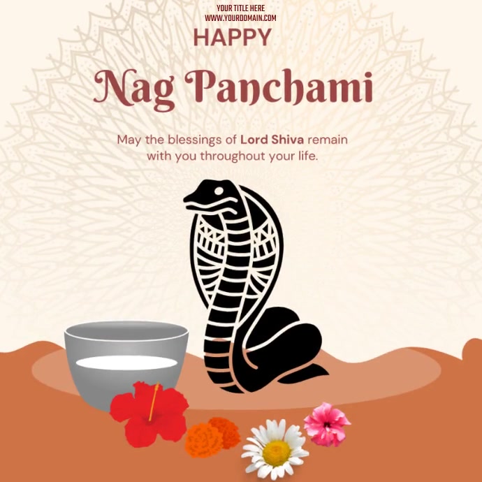 Happy Naag Panchami Templat | PosterMyWall