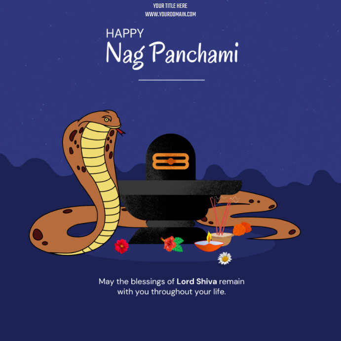 Happy Naag Panchami Template | PosterMyWall
