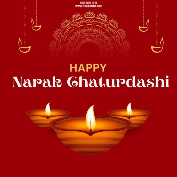Happy Naraka Chaturdashi Template | PosterMyWall