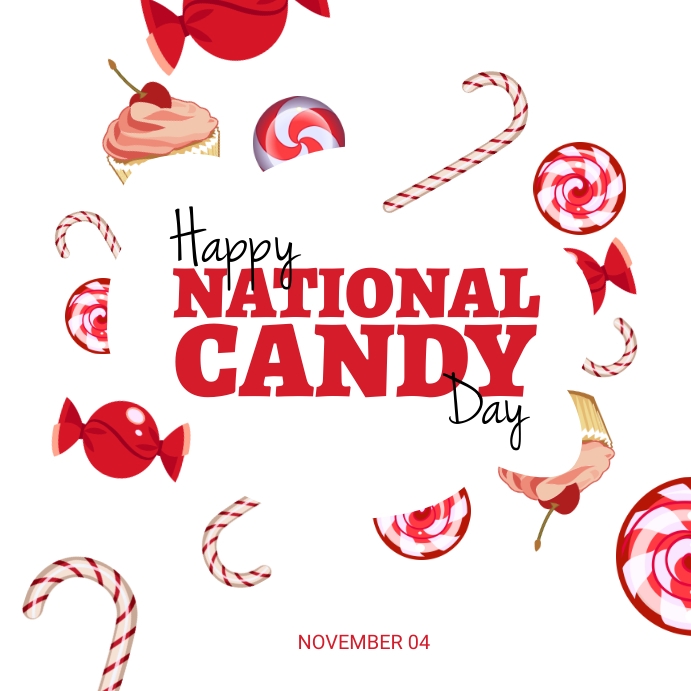 Happy National Candy Day Instagram Post Template | PosterMyWall