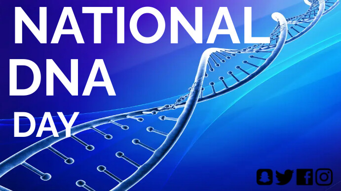 Happy National DNA Day Template | PosterMyWall