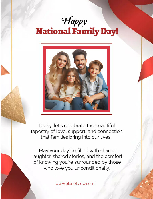 Copy of Happy national family day | PosterMyWall