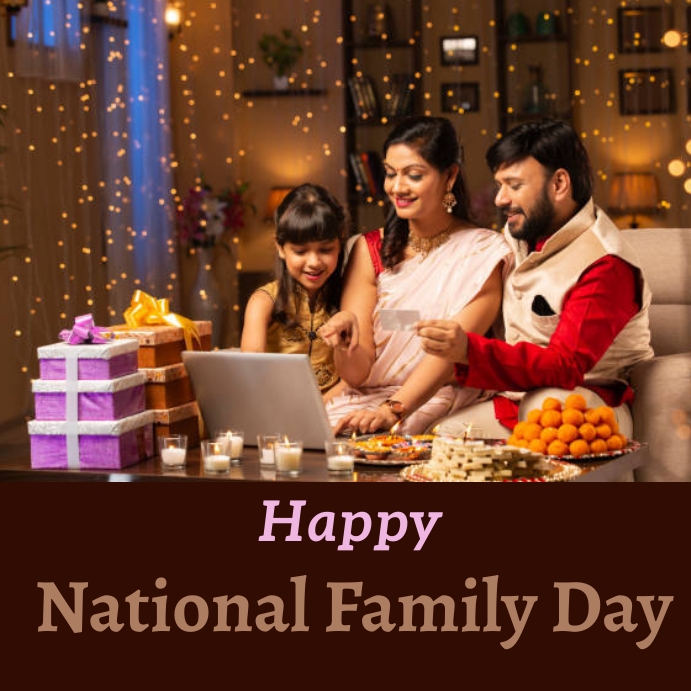 happy national family day Template | PosterMyWall