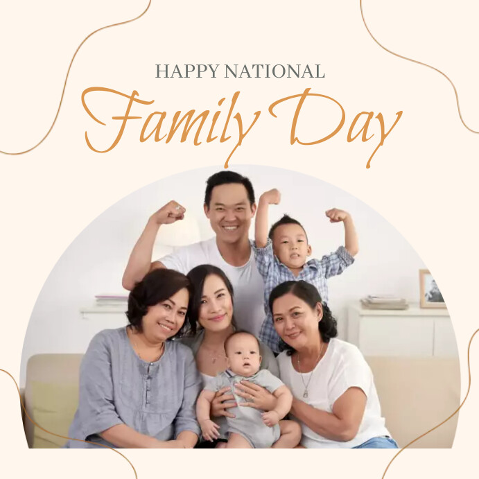 Plantilla de Happy National Family Day Instagram Post | PosterMyWall