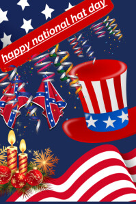 national hat day Template | PosterMyWall