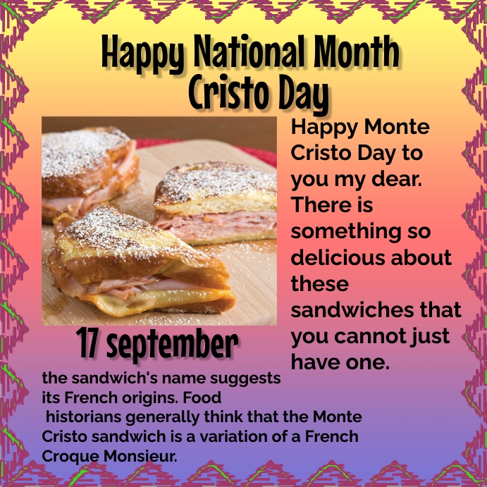 Copy of happy national month cristo day | PosterMyWall