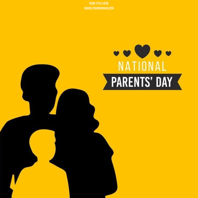 Modèle Happy National Parents Day | PosterMyWall