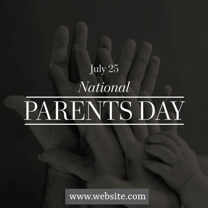 Plantilla de Happy national parents day Instagram post | PosterMyWall