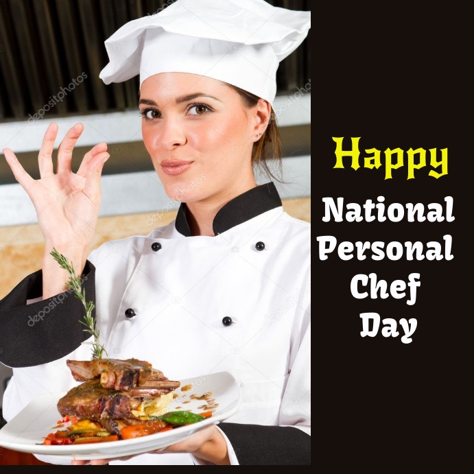 happy national personal chef day Template | PosterMyWall
