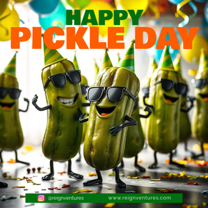 Copy of Happy National Pickle Day Instagram Post | PosterMyWall
