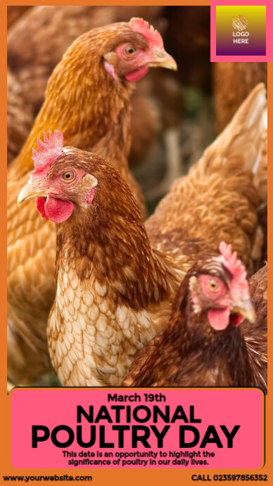 Happy National Poultry Day Template | PosterMyWall