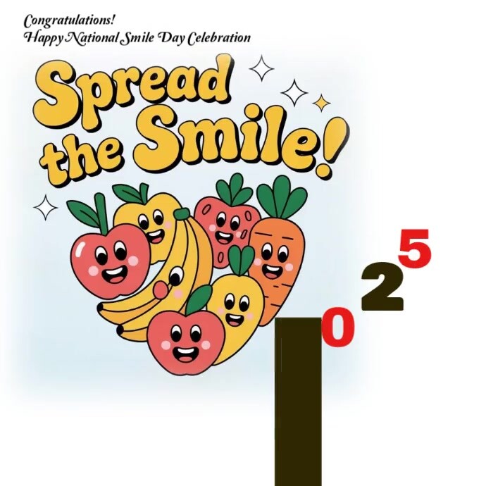 Happy National Smile Day Template | PosterMyWall