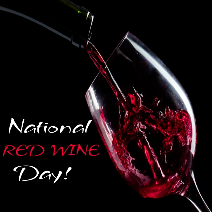 Happy National Wine Day Instagram Post Template | PosterMyWall
