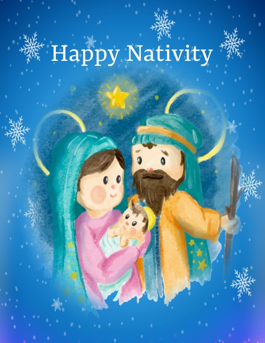 happy nativity Template | PosterMyWall