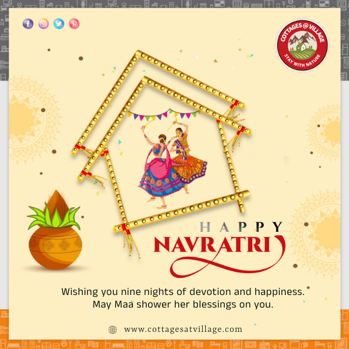 Happy Navratri Template | PosterMyWall