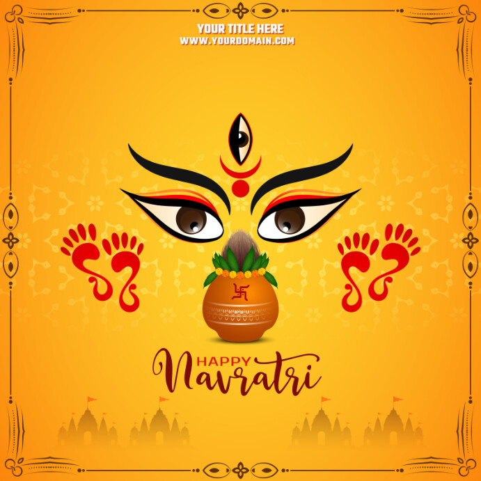 Happy Navratri Template | PosterMyWall