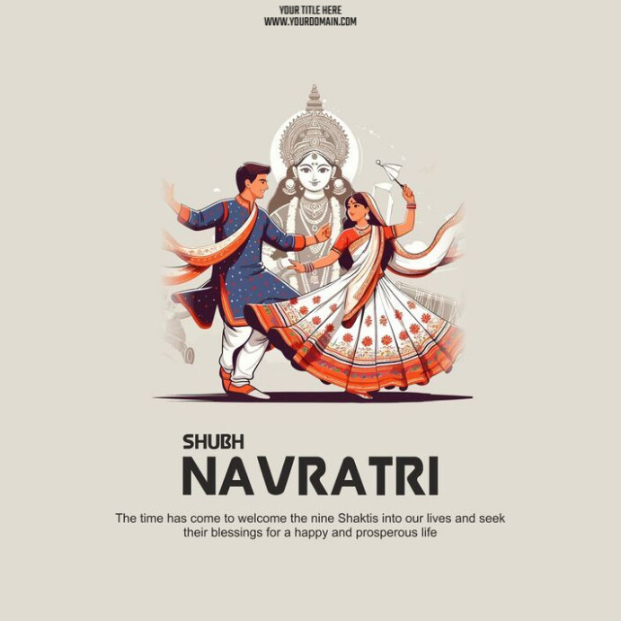 Copy of Happy Navratri | PosterMyWall