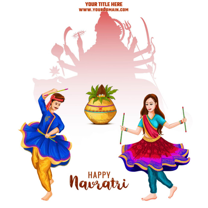 Happy Navratri Template | PosterMyWall