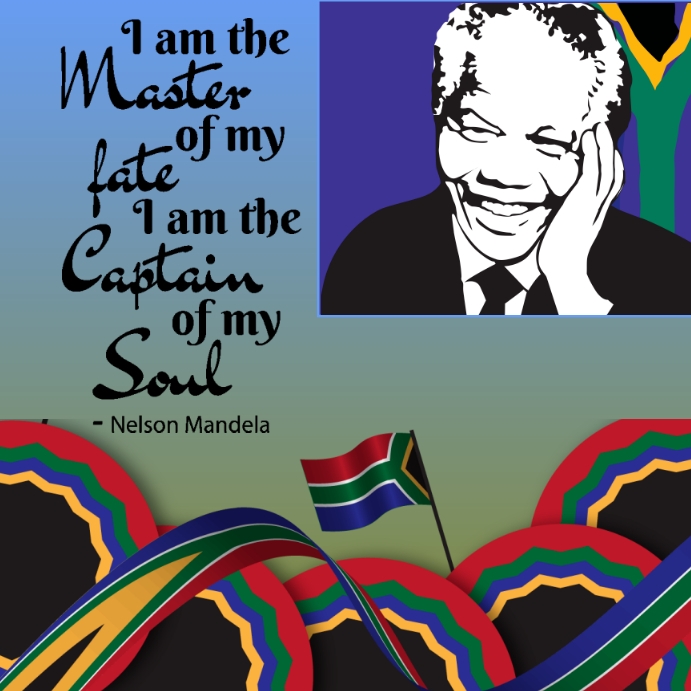 happy Nelson Mandela day Template | PosterMyWall