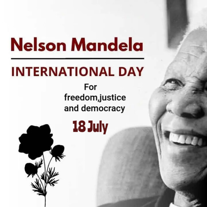 Happy Nelson Mandela day Instagram post Template | PosterMyWall
