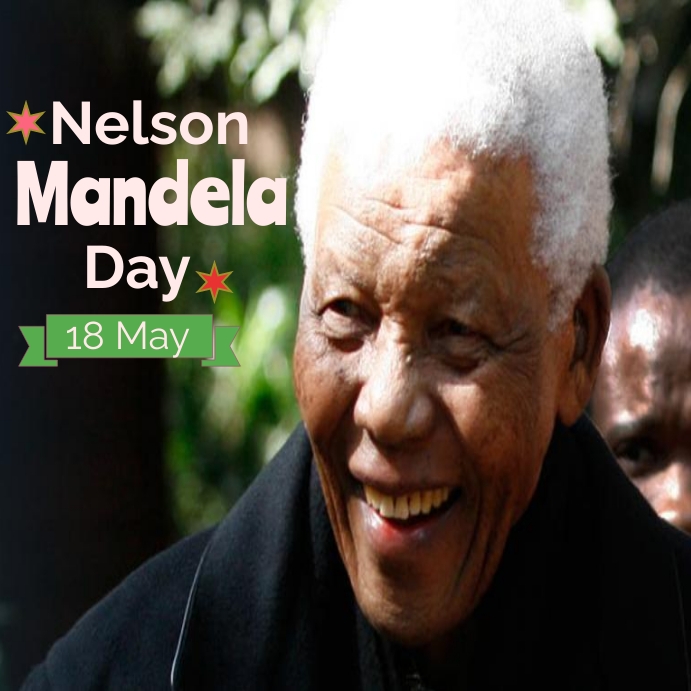 Modèle Happy Nelson Mandela day instagram post | PosterMyWall