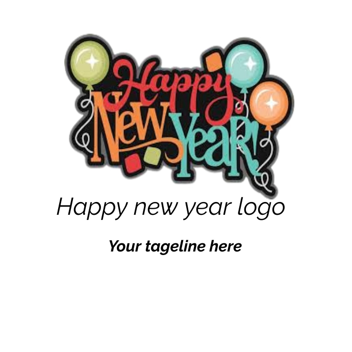 Happy new logo Template | PosterMyWall