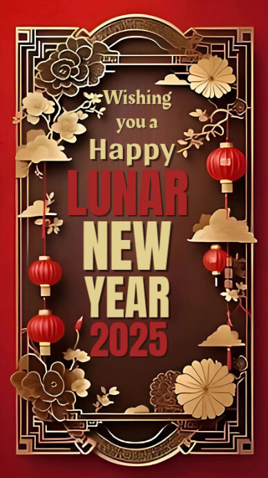 Happy New Lunar year 2025 Template | PosterMyWall